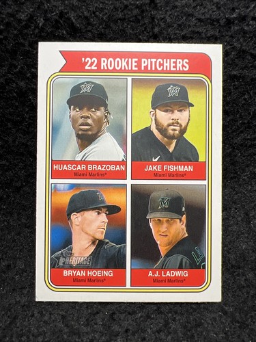2023 Topps Heritage - Topps Rookie Stars #492 Bryan Hoeing, Huascar ...