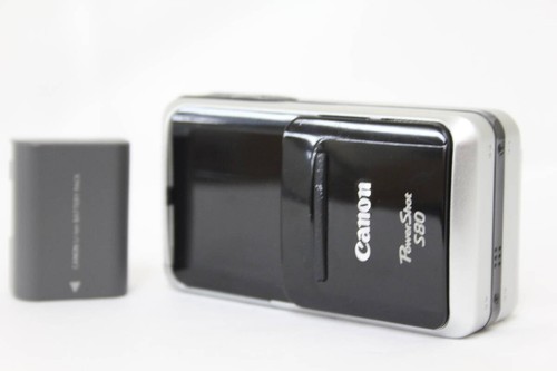 Canon PowerShot S80 Digital Camera Black 3.6X Optical Zoom Used Return ...