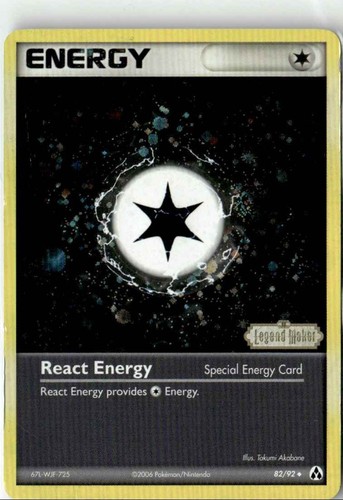 2006 EX LEGEND MAKER REACT ENERGY COSMO HOLO STAMPED 82/92 | eBay