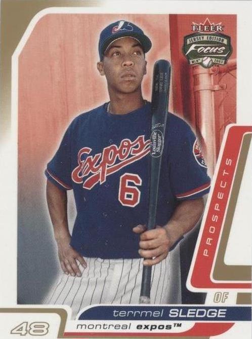 2003 Fleer Focus Jersey Edition - Terrmel Sledge #174 Century Jersey ...