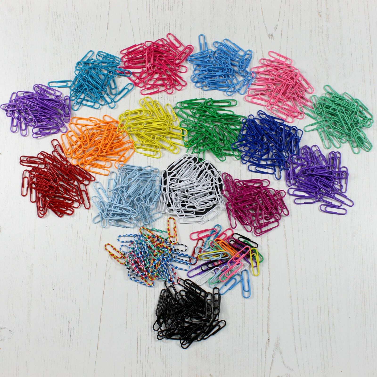 Paper Clips 28mm in 16 Coloured Choices + Assorted & Stripy Zebra | eBay UK