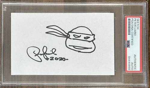 Teenage Mutant Ninja Turtles Original Drawing Signed Peter Laird PSA ...