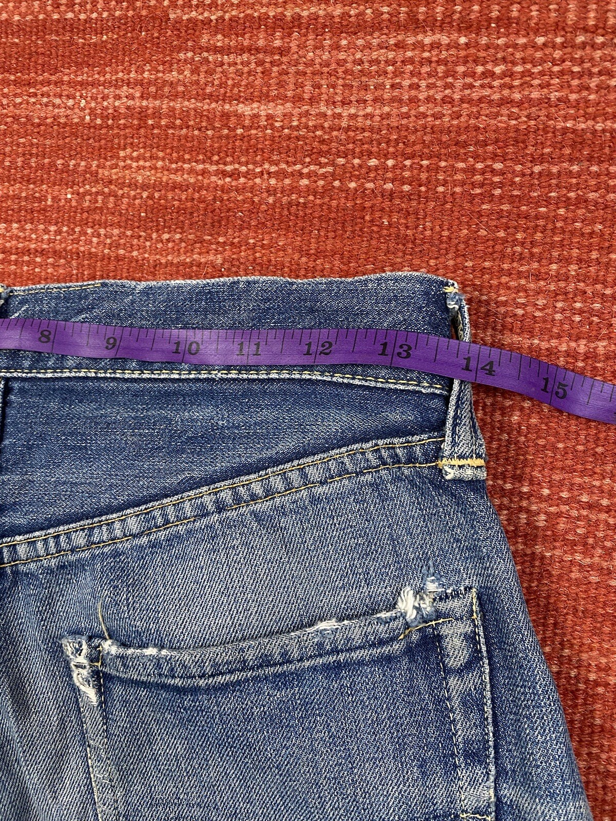 VTG 40s 50s Levis Big E Hidden Rivet Selvedge 501xx D… - Gem