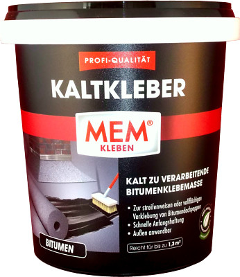 Bitumenklebemasse Profi-Bitumen Kaltkleber lösemittelfrei MEM 800g | eBay