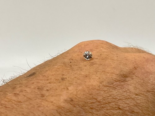 .30 carat Australian natural round diamond cut RUBYVALE ZIRCON QLD GEM ...