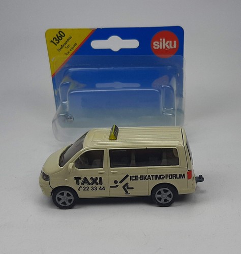 SIKU - VOLKSWAGEN BUS T5 TAXI "Ice Skating Forum", no.1360, scale 1:55 ...