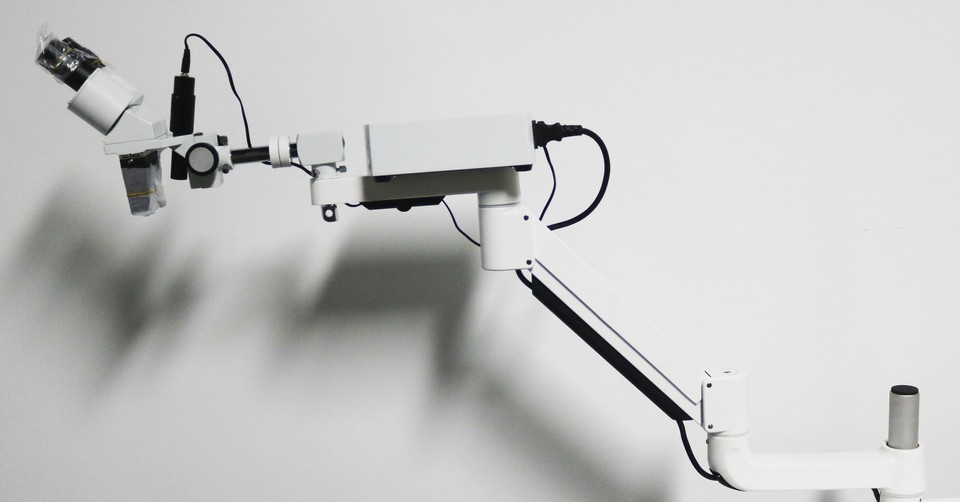 5X/10X/15X/25X Dental 5W LED Surgical Operating Stereo Microscope for ...