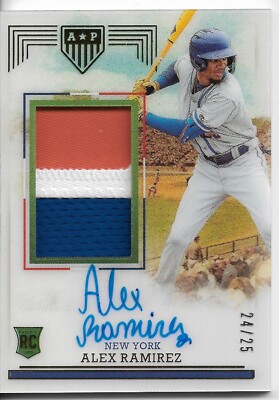 2023 CHRONICLES AMERICA'S PASTIME AUTOGRAPH /25 Alex Ramirez #111 New ...