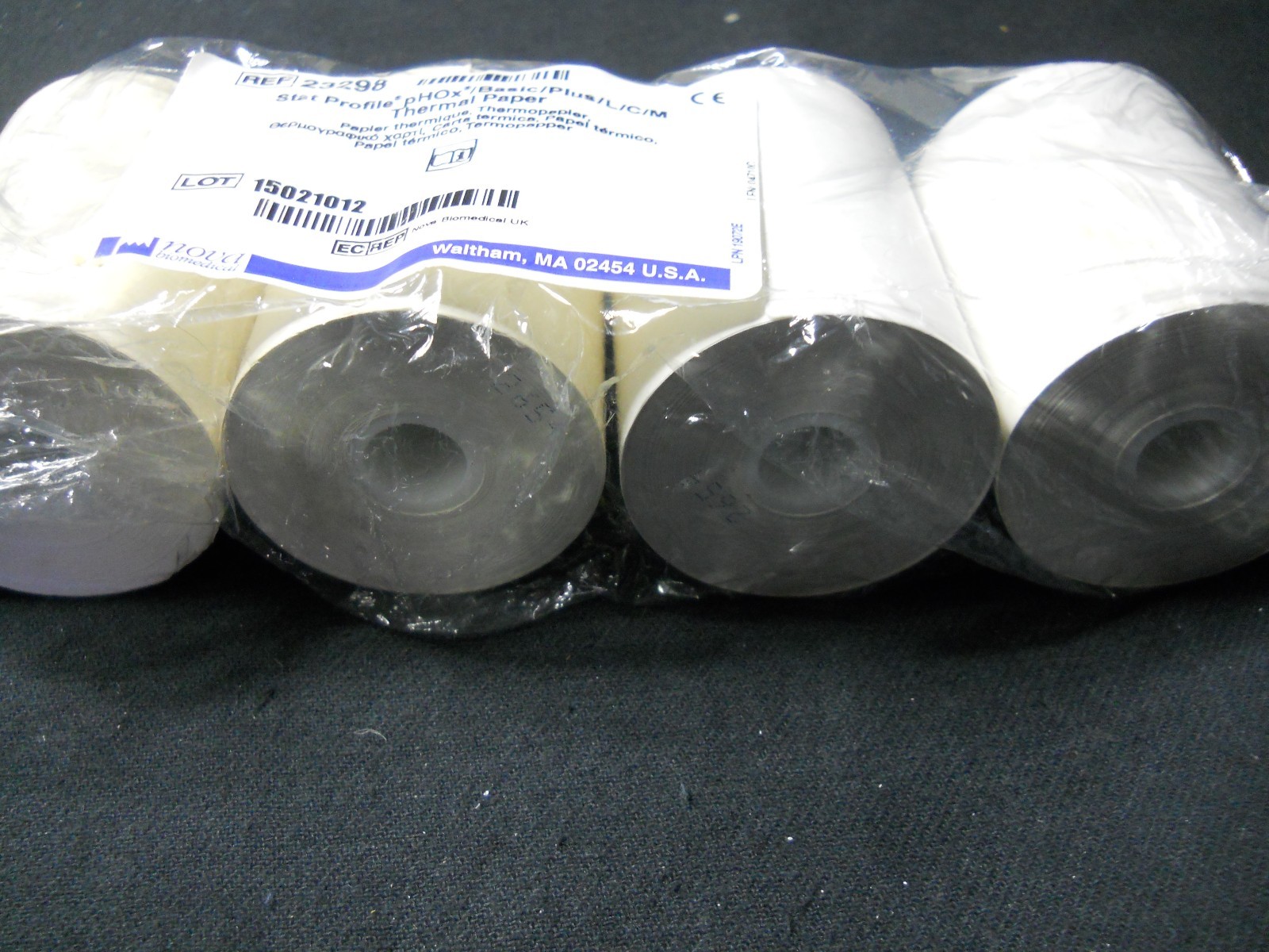 4 Rolls Nova Biomedical Stat Profile pHOx/Basic/Plus/L/C/M Thermal ...