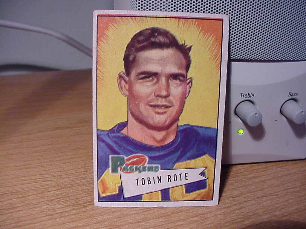 Tobin Rote Bowman Football Card #56 1951 Packers | eBay