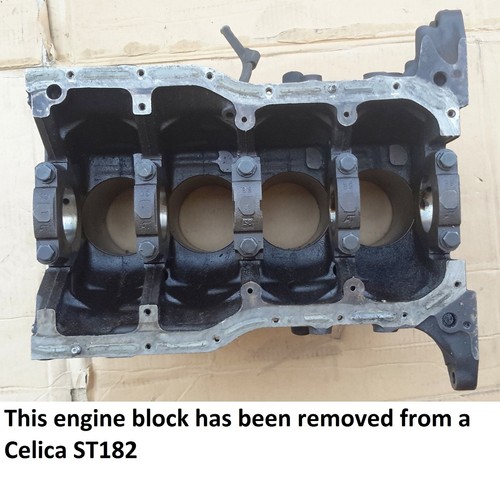 TOYOTA CELICA ST182 3S-GE 2,0cc BARE ENGINE BLOCK NEED TO GET OVERSIZED ...