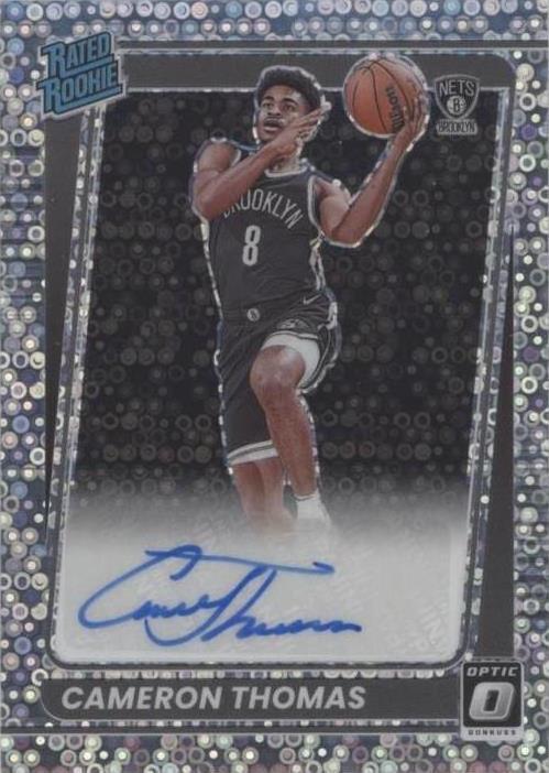 2021-22 Panini Donruss Optic - Rated Rookie Cameron Thomas #153 Fast ...