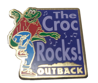 Outback Steakhouse Pin The Croc Rocks Crocodile Restaurant Employee ...