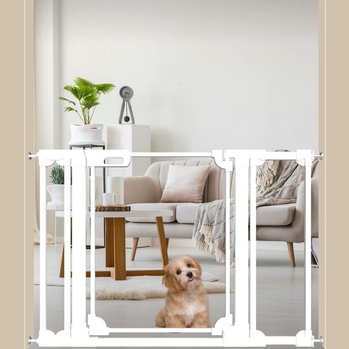 Clear Baby Gate for Stairs Modern Design Acrylic Auto Close Pet Gate ...