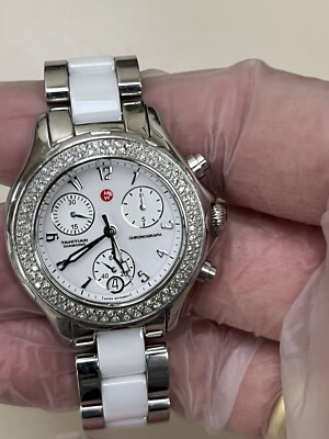 Michele Watch Round 35mm Ceramic Band | eBay