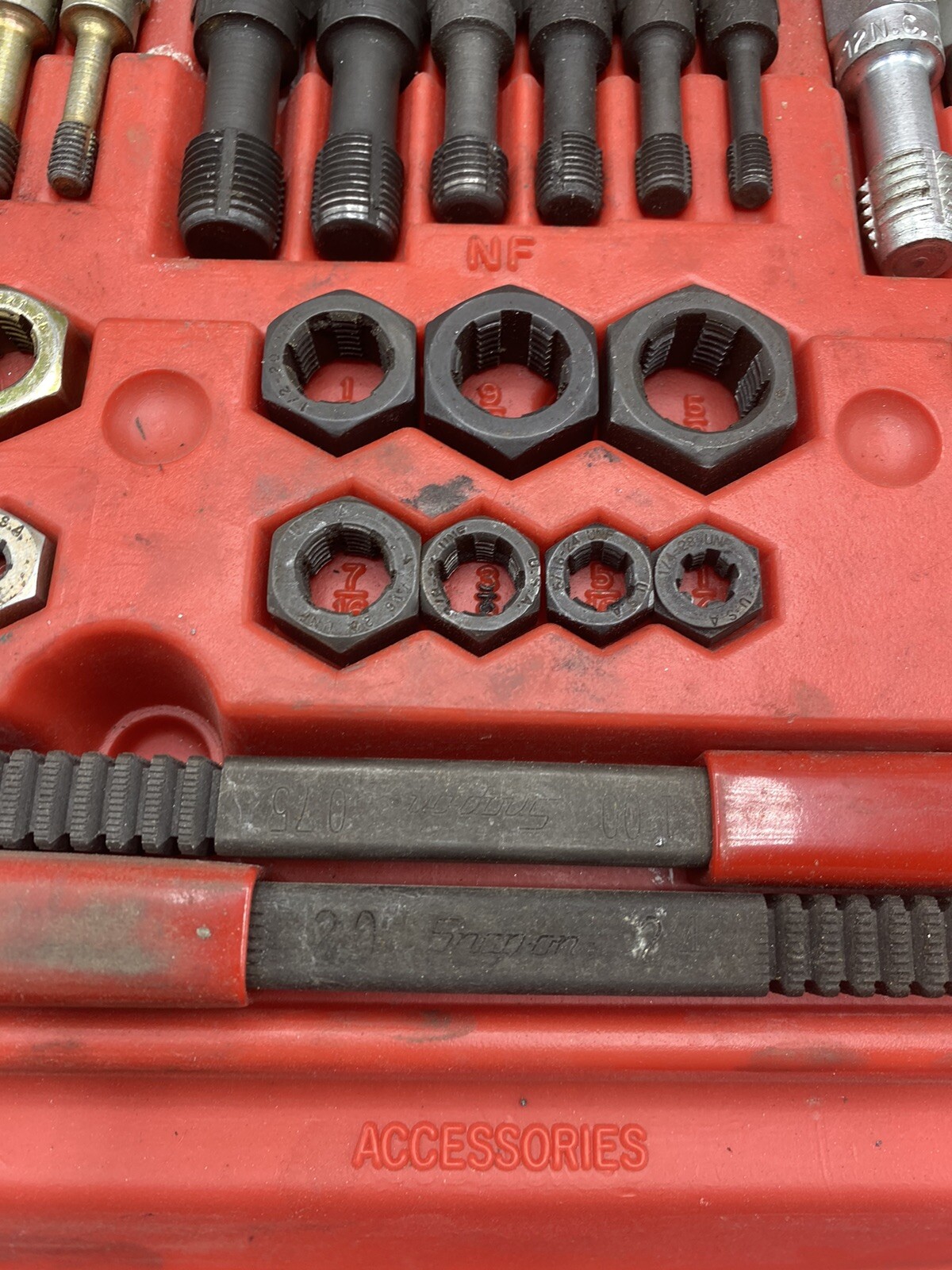 Snap-on 42pc Fractional Metric Rethreading Set RTD42 for sale online | eBay