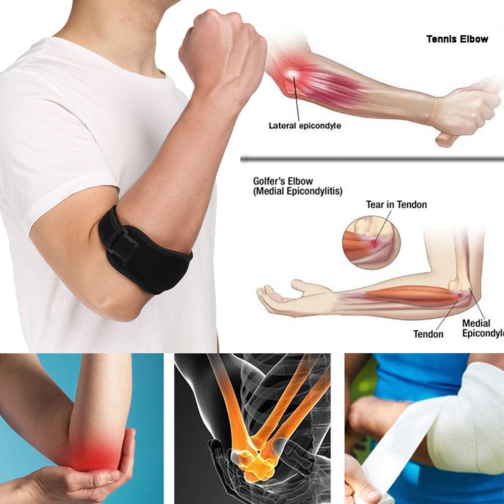 Tendonitis Counterforce Brace Tennis Golfers Elbow Support