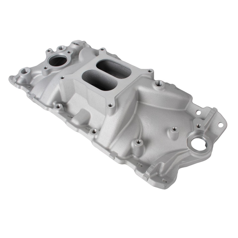 Dual Plane Intake Manifold for Small Block Chevy 305 327 350 V8 1955-86 ...