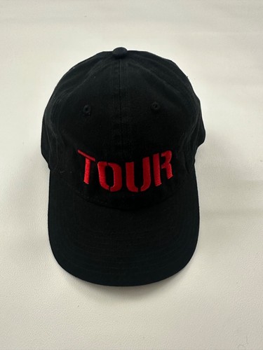 Tour Logo Black Graphic Baseball Cap Hat One Size | eBay