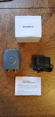 RF MODULATOR / RFMODRO-24 / A/V / DIRECTV / DISH NETWORK / CABLE TV ...