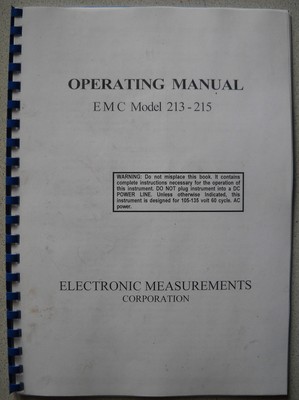 Tube Testers - Emc Model