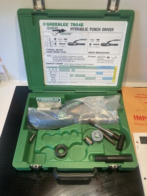 Greenlee Hydraulic Punch Driver 7804E | eBay UK