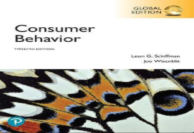 Consumer Behavior, Global Edition: Consumer Behavior by Leon Schiffman ...