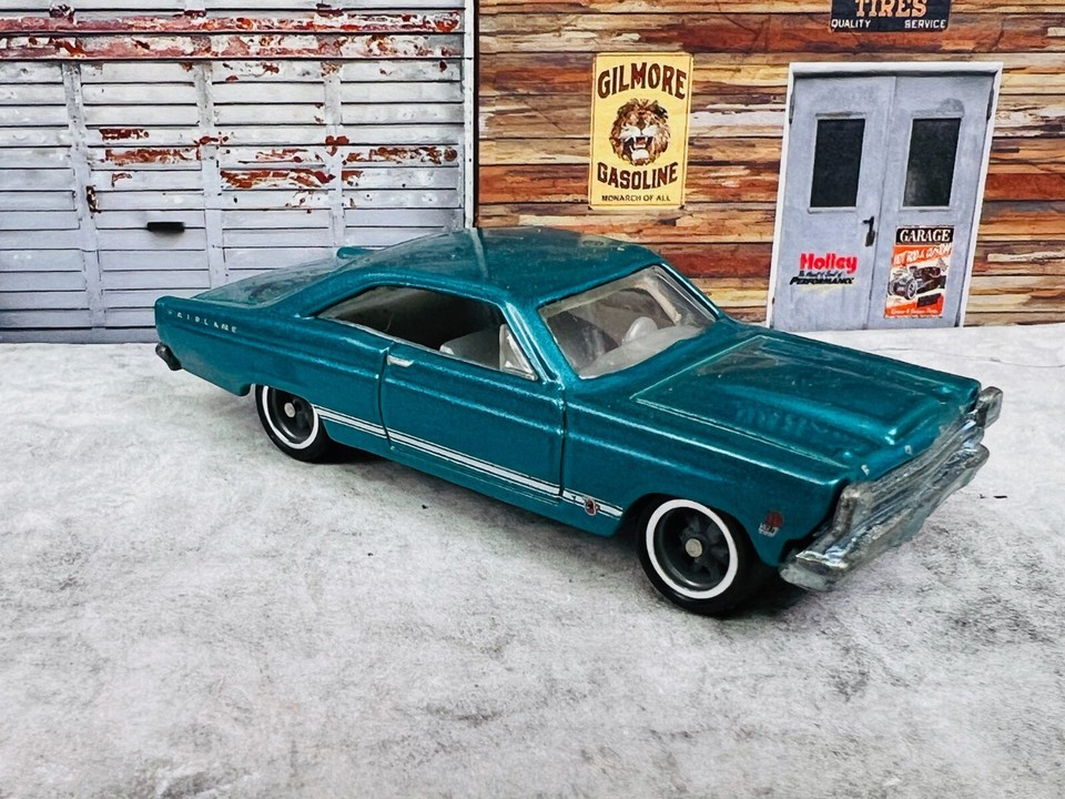 🇺🇸🇺🇸Hot Wheels Garage 66 Ford Fairlane Real Riders Teal C20🇺🇸🇺🇸 | eBay