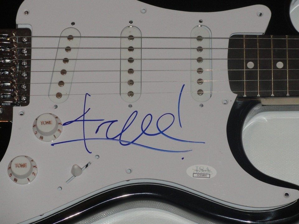 PHARRELL WILLIAMS SIGNED BLACK ELECTRIC GUITAR NERD LEGEND JSA COA | eBay