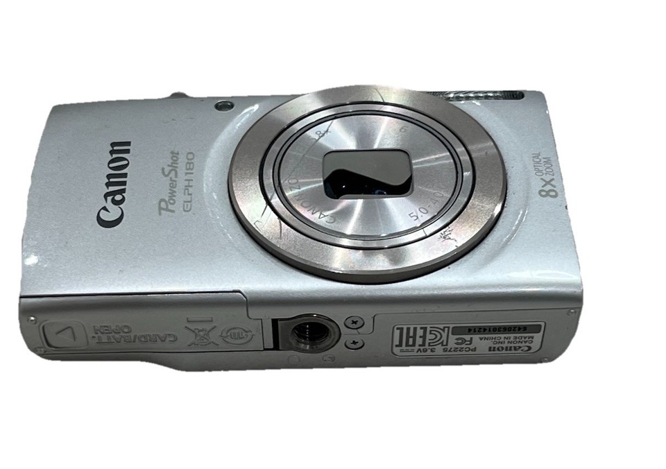 Canon PowerShot ELPH 180 Digital Camera 20MP, 8X Optical ZoomF/ Parts ...