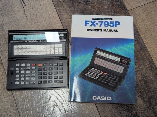 VTG Casio FX-795P Personal Computer Handheld Programmable Calculator W ...