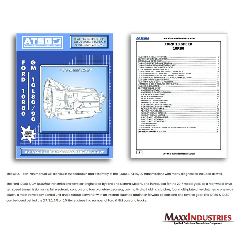 10R80 10L80 10L90 Transmission Rebuild Book - ASTG Technical Service ...