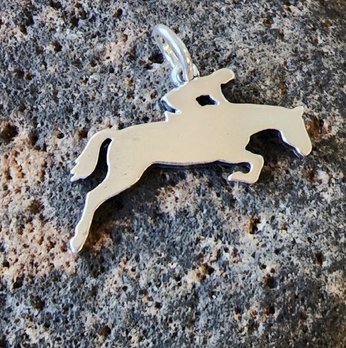 Retired James Avery Sterling Silver Jumping Jockey Horse Charm or ...