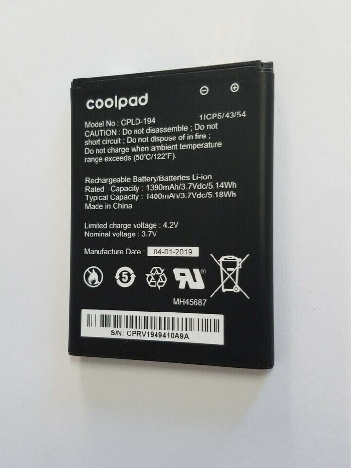 Coolpad CPLD-194 Battery for Snap 3312A OEM Replacement Battery | eBay