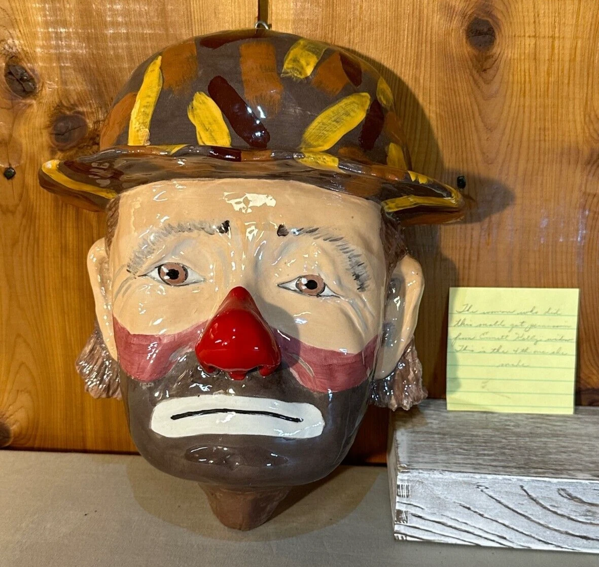 Emmett Kelly Mask