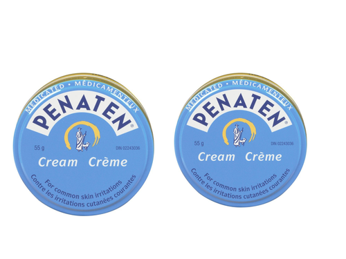 Penaten, Medicated Zinc Oxide, Diaper Rash Cream for baby, 55g X2 FAST ...