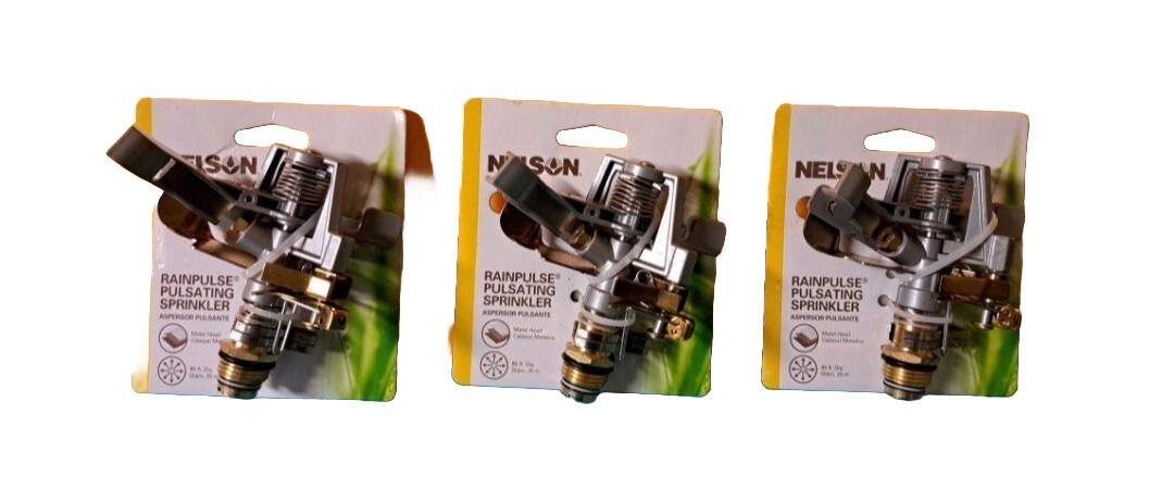 Nelson 200nmbp Pulsating Sprinkler With Rezimar Head and Base Plus ...
