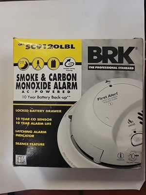 First Alert AC Smoke Alarm Carbon Monoxide Lithium Batt Backup ...