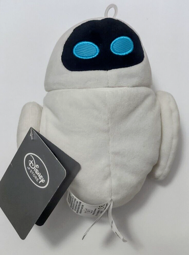 Disney Parks Wall-E Eve Eva 7” Plush Robot White Stuffed Pixar Movable ...