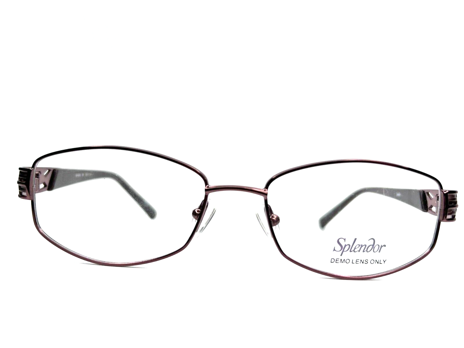 Splendor SP 0008 BR Brown Rectangular Full Rim Eyeglasses Frame 53[]17 ...