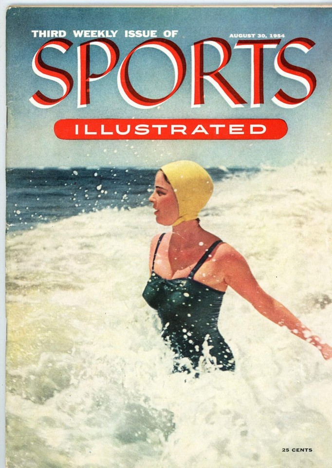 First Swimsuit Issue Sports Illustrated 8/30/1954 Newsstand Issue | eBay