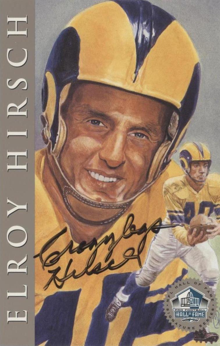 1998 NFL Hall of Fame Signature Series - Elroy Hirsch Autographs /2500 ...
