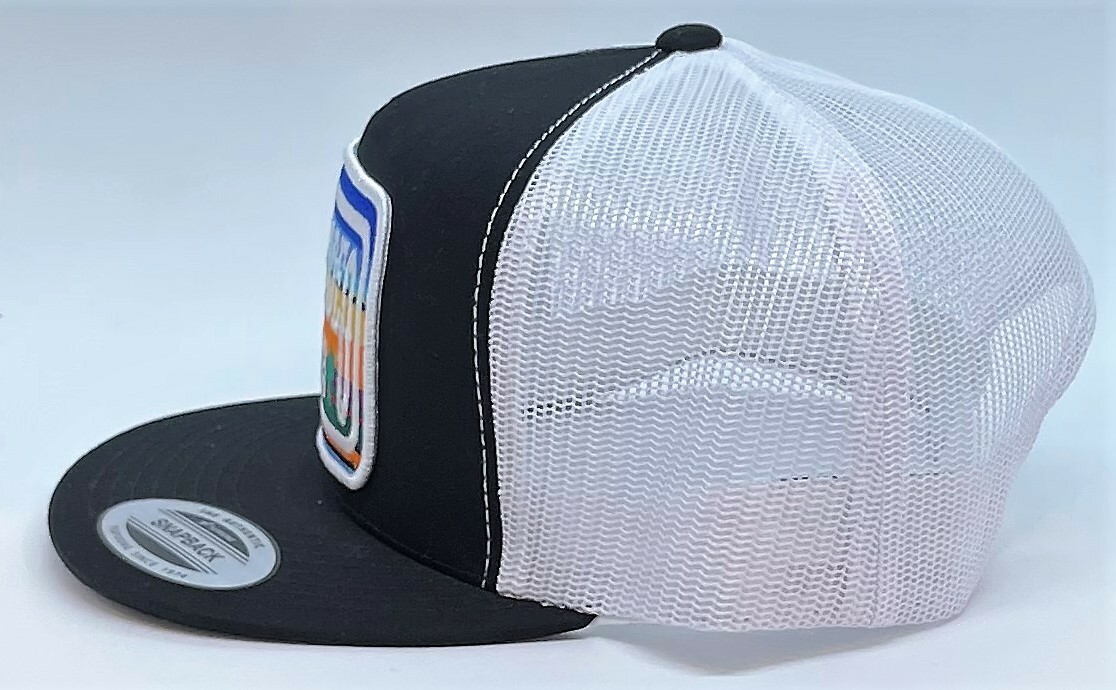 Salty Rodeo Hat CACTUS JACK-Black with White Mesh Snapback Trucker ...