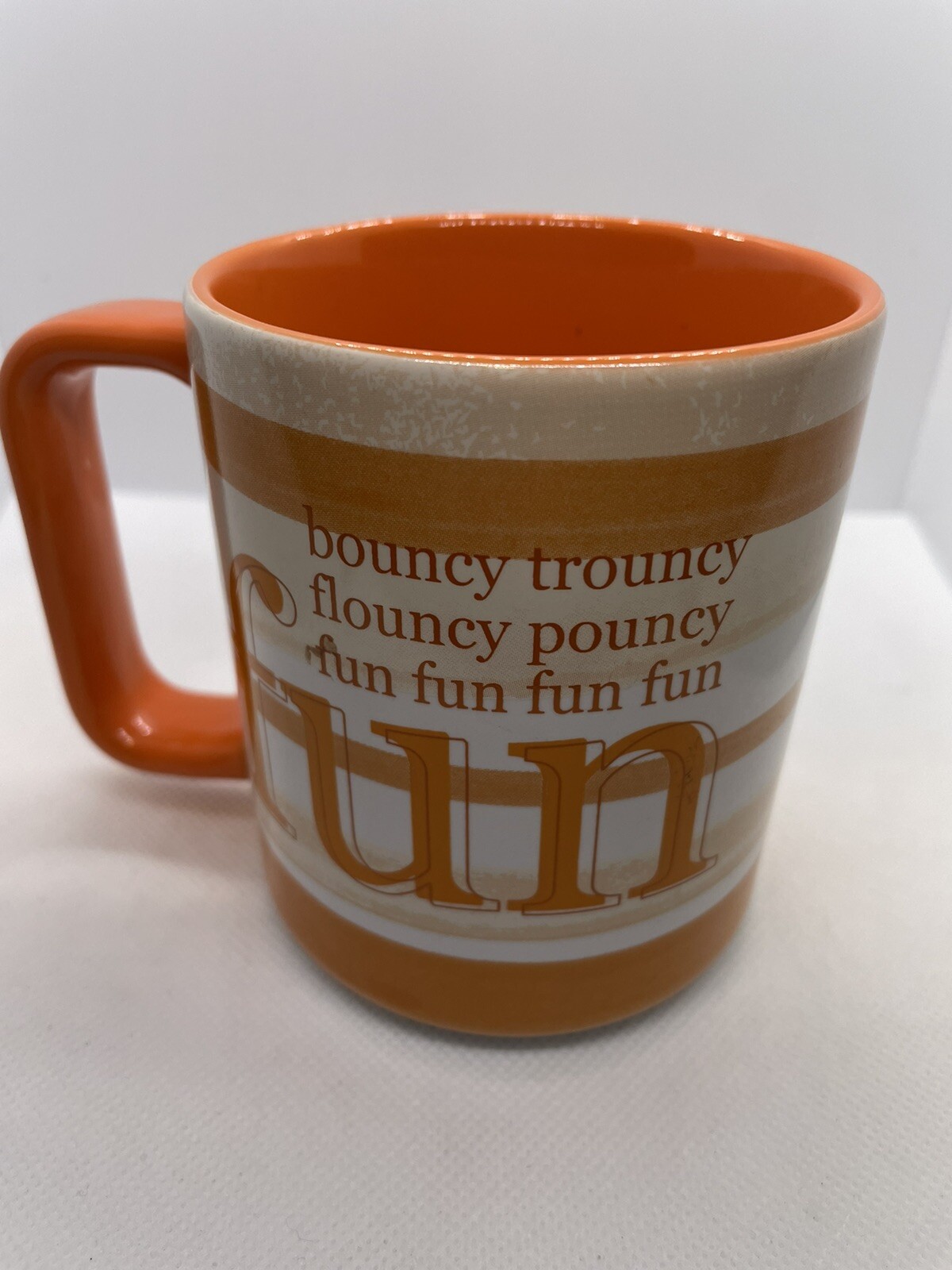 Disney Parks Tigger Mug Orange Stripes “bouncy trouncy flouncy pouncy ...