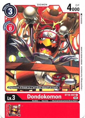 BT10-007 C Dondokomon Digimon BT10-007 Digimon | eBay