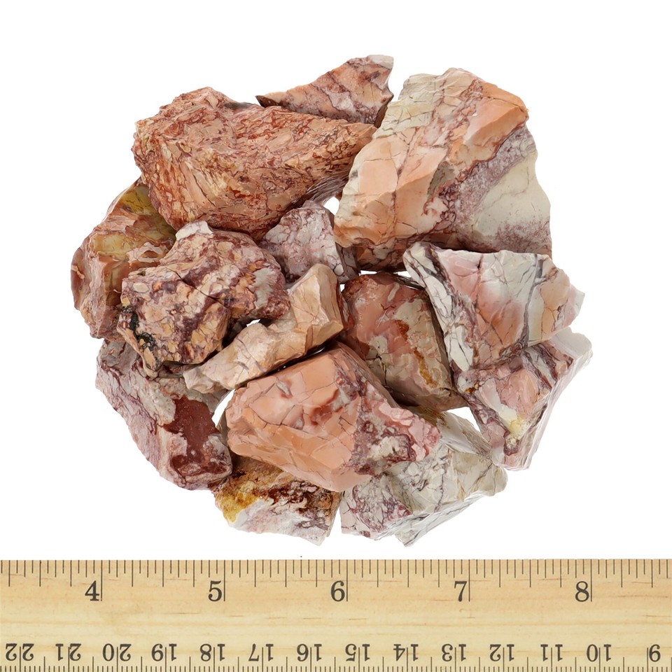 Pastel Jasper - Rough Rocks for Tumbling - Wholesale Stone Crystal ...
