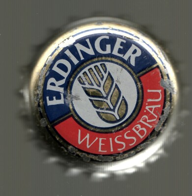 Used Bottle Cap Beer Kronkorken ERDINGER Weissbrau | eBay
