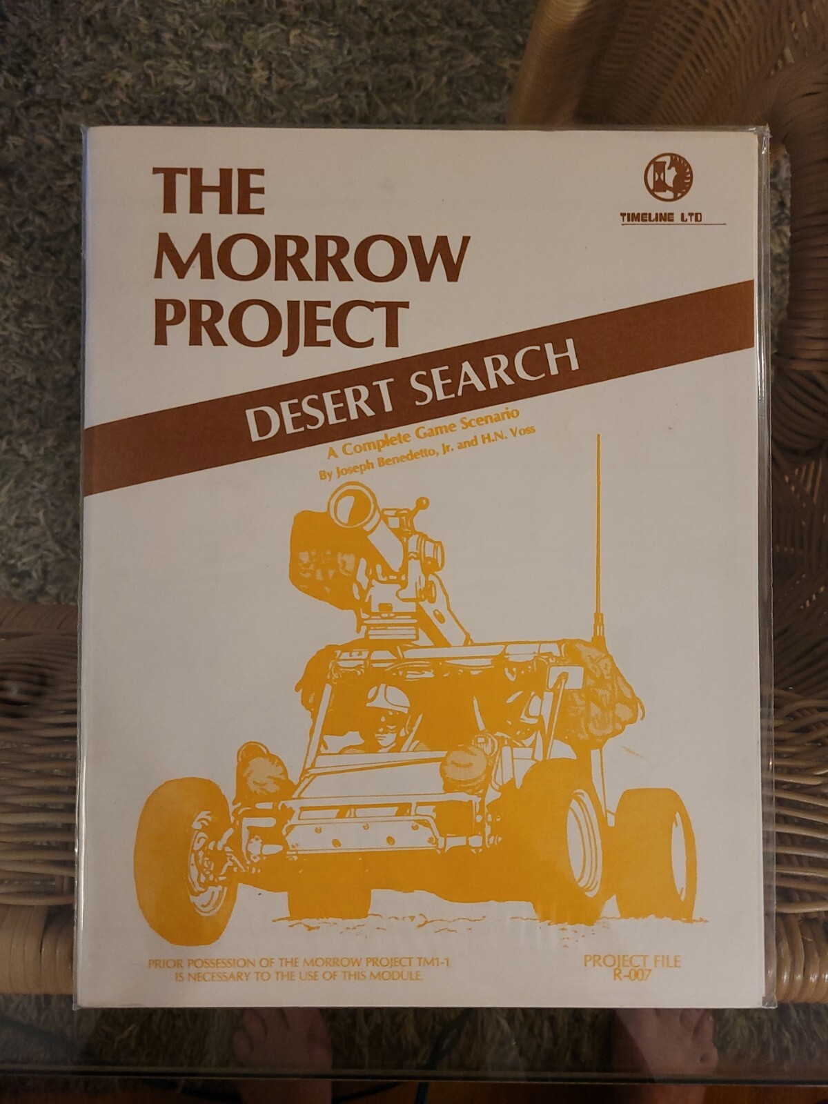 1986 The Morrow Project File 007 "Desert Search" H.N. Voss Timeline Ltd ...