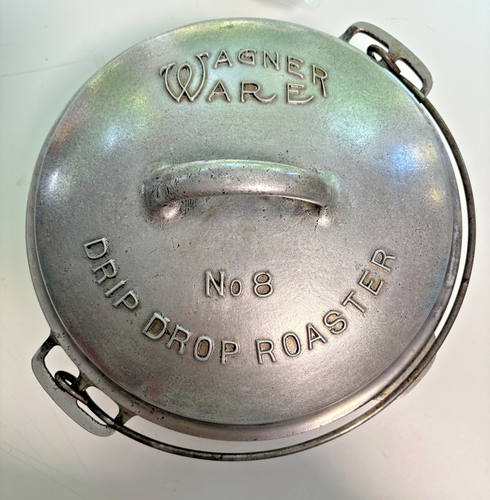 VTG Wagner Ware Sidney -O- Aluminum Drip Drop Roaster #8 Bail Handle ...