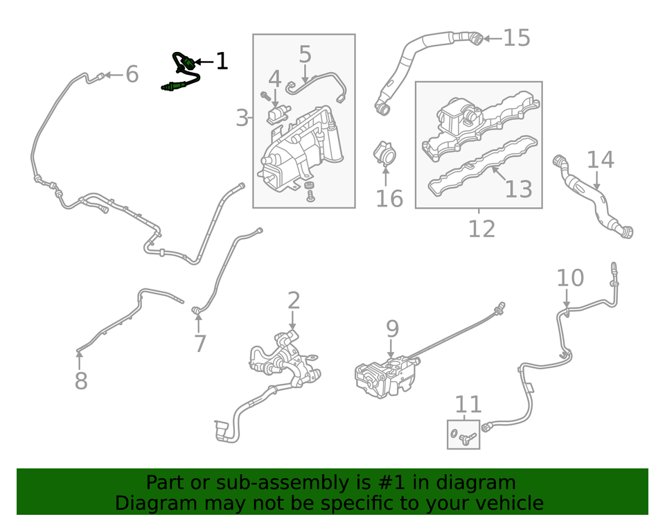 Genuine Land-Rover Oxygen Sensor LR180950 | eBay